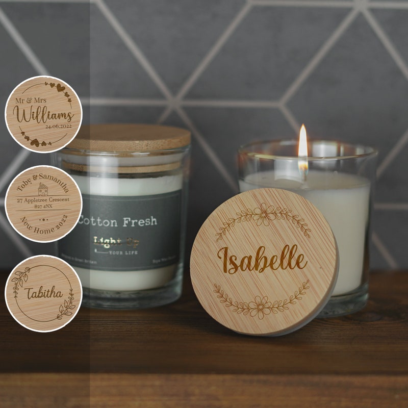 Personalized Candles - Etsy