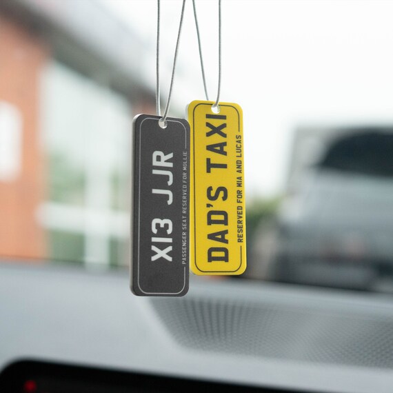 Personalised driving plate store