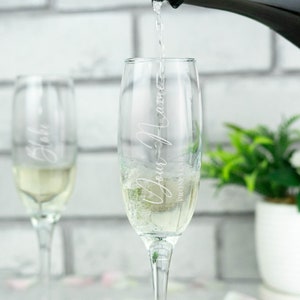 Personalised Champagne Flute Prom Glass Laser Engraved Prom Queen Gift ...