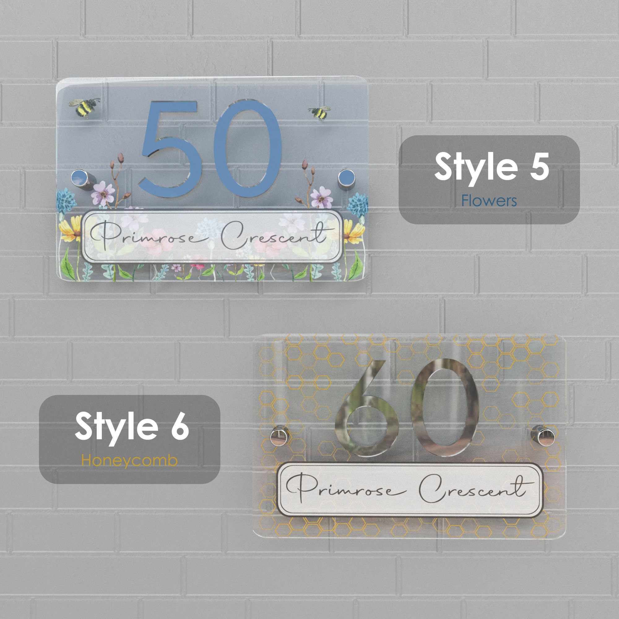 Personalised Door Number Sign Custom 3D House Number Plaque | Etsy