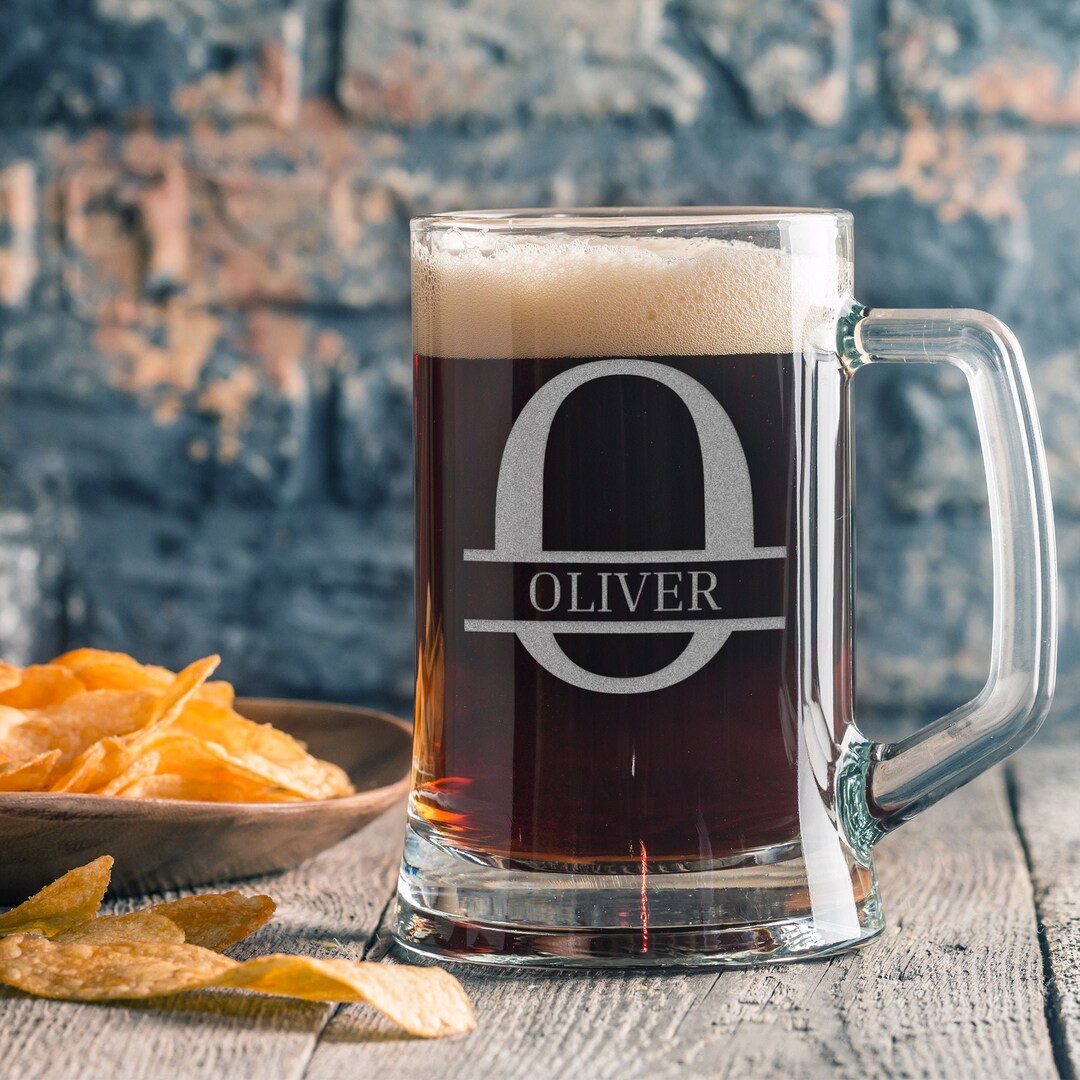 Personalised Beer Glass With Gift Box Engraved Custom Glassware ...