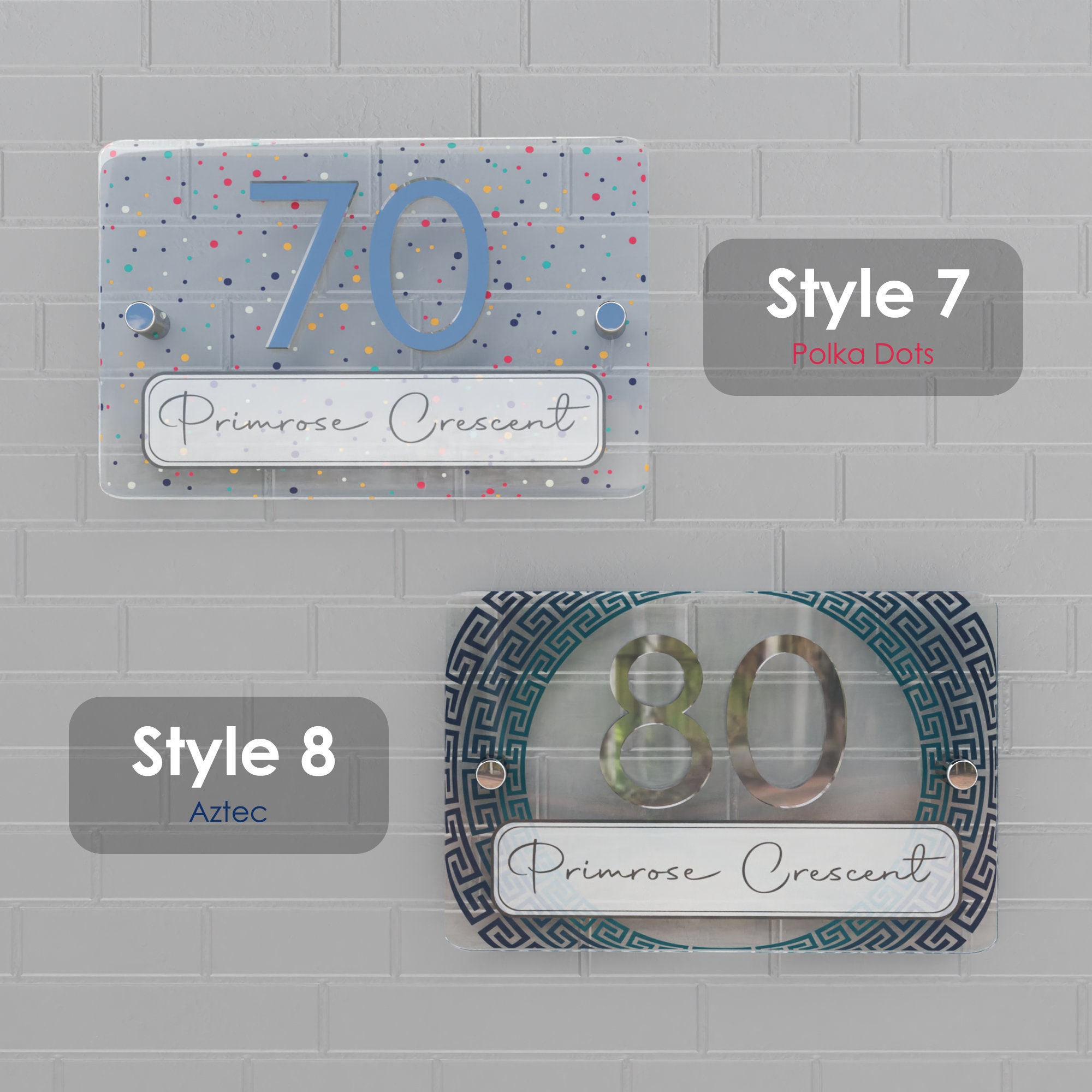 Personalised Door Number Sign Custom 3D House Number Plaque | Etsy