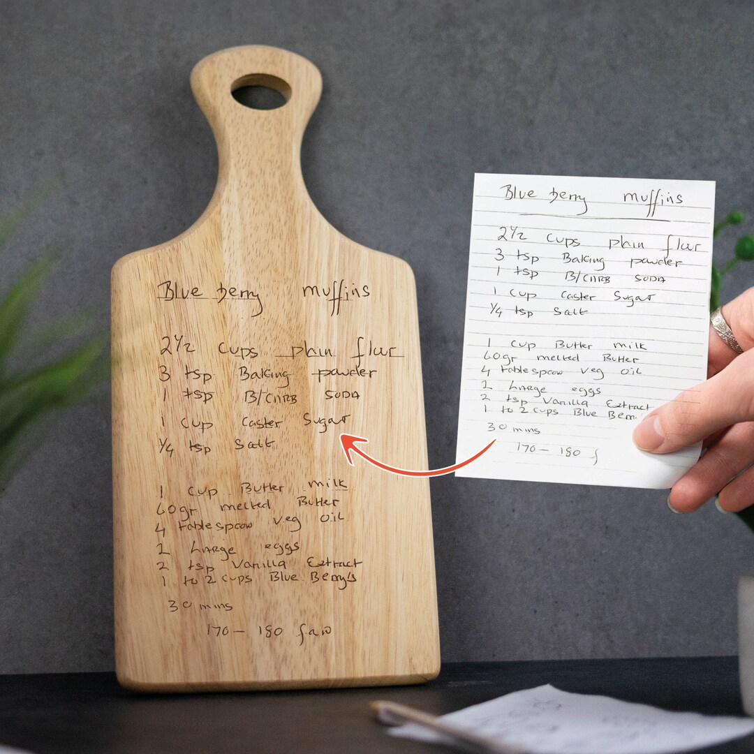 Personalised Paddle Board Custom Handwriting Engraved Any Message ...