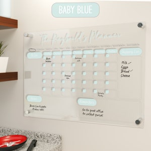 Personalised Family Planner Bespoke Weekly Daily Planner Home Meal ...