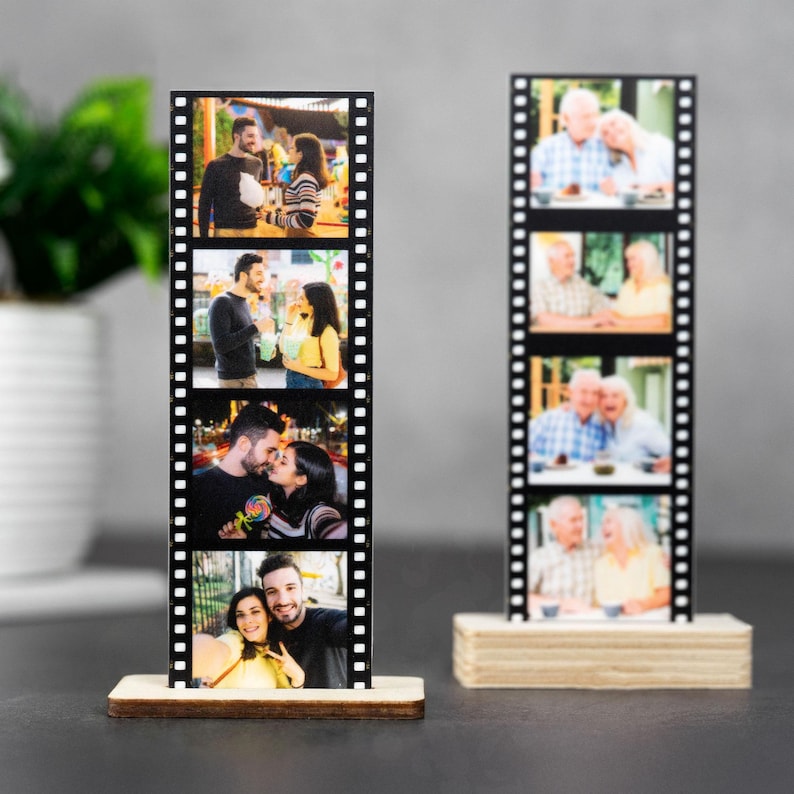 Custom Photo Strip Freestanding Block Retro Polaroid Themed ...