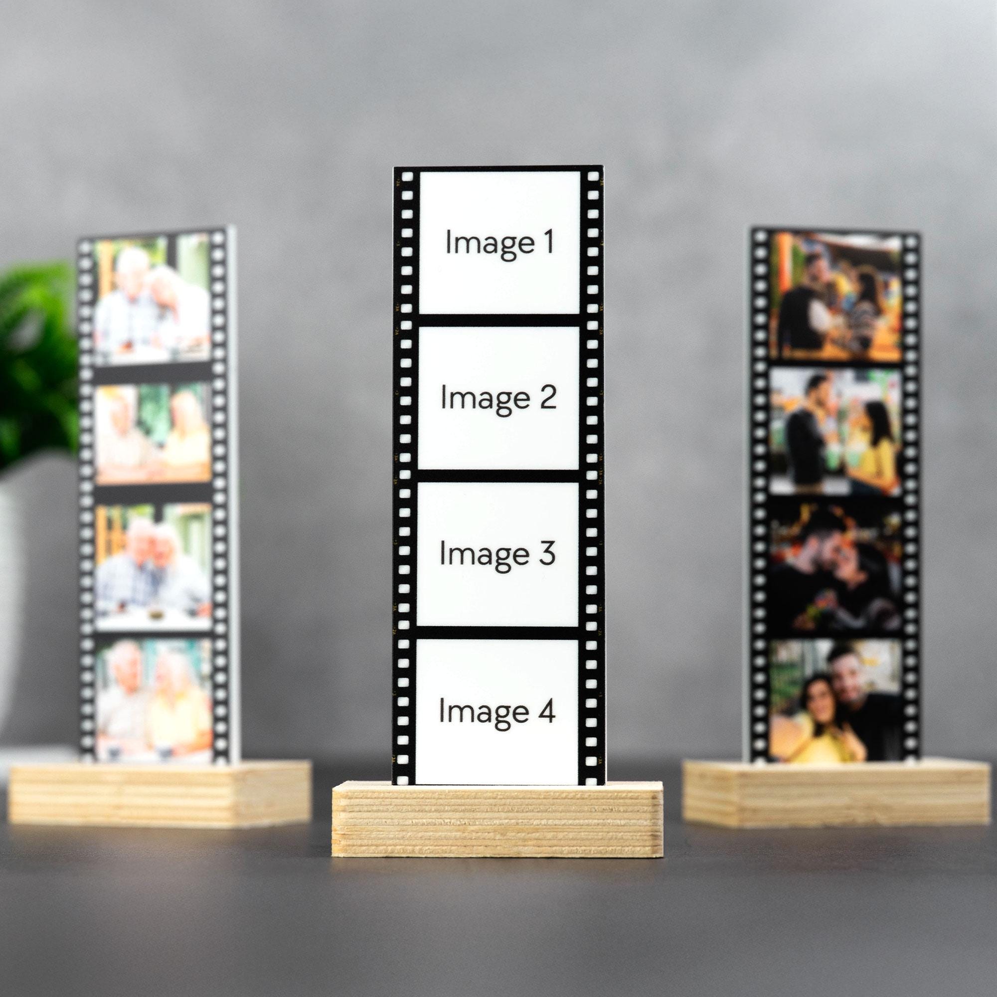 Custom Photo Strip Freestanding Block Retro Polaroid Themed ...