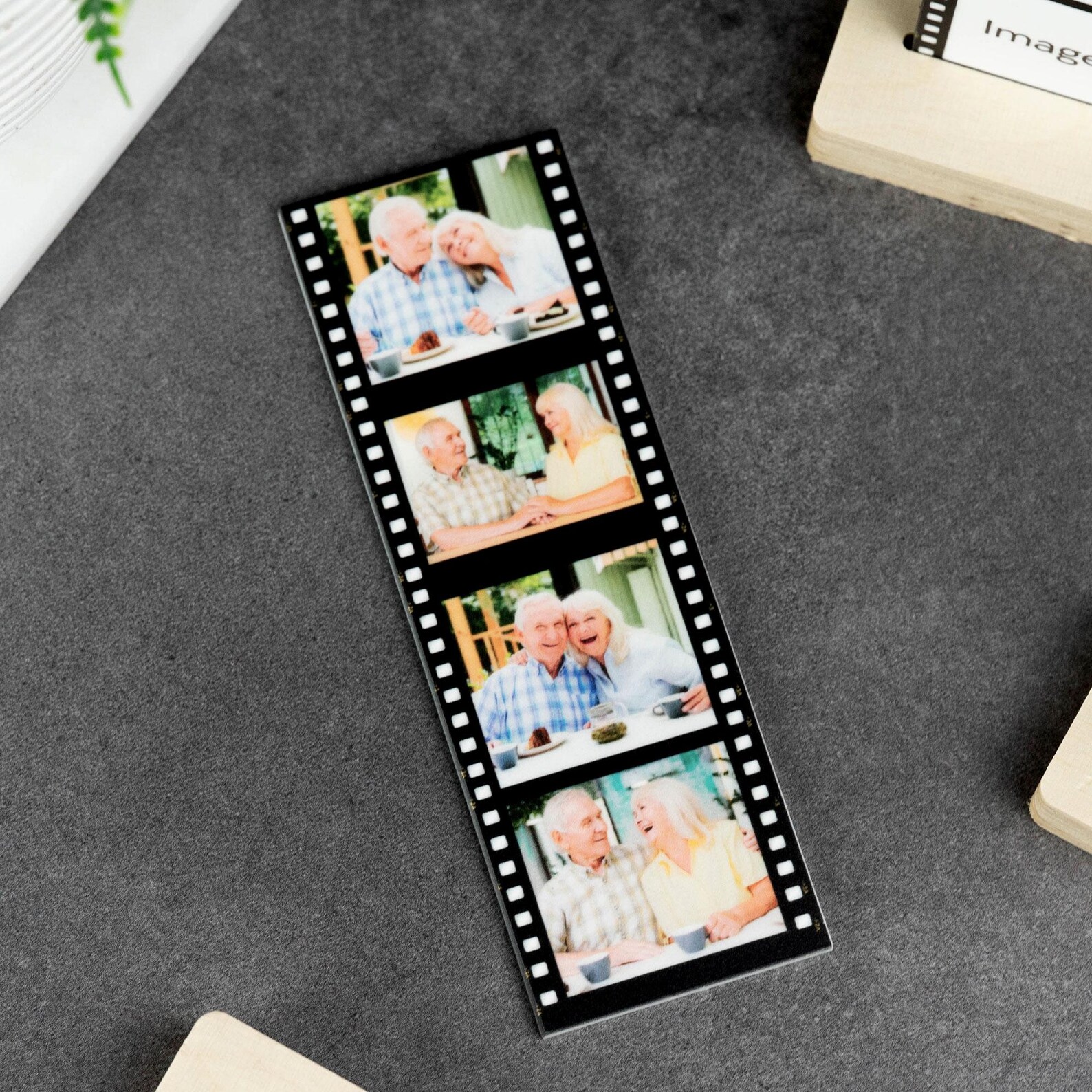 Custom Photo Strip Freestanding Block Retro Polaroid Themed ...