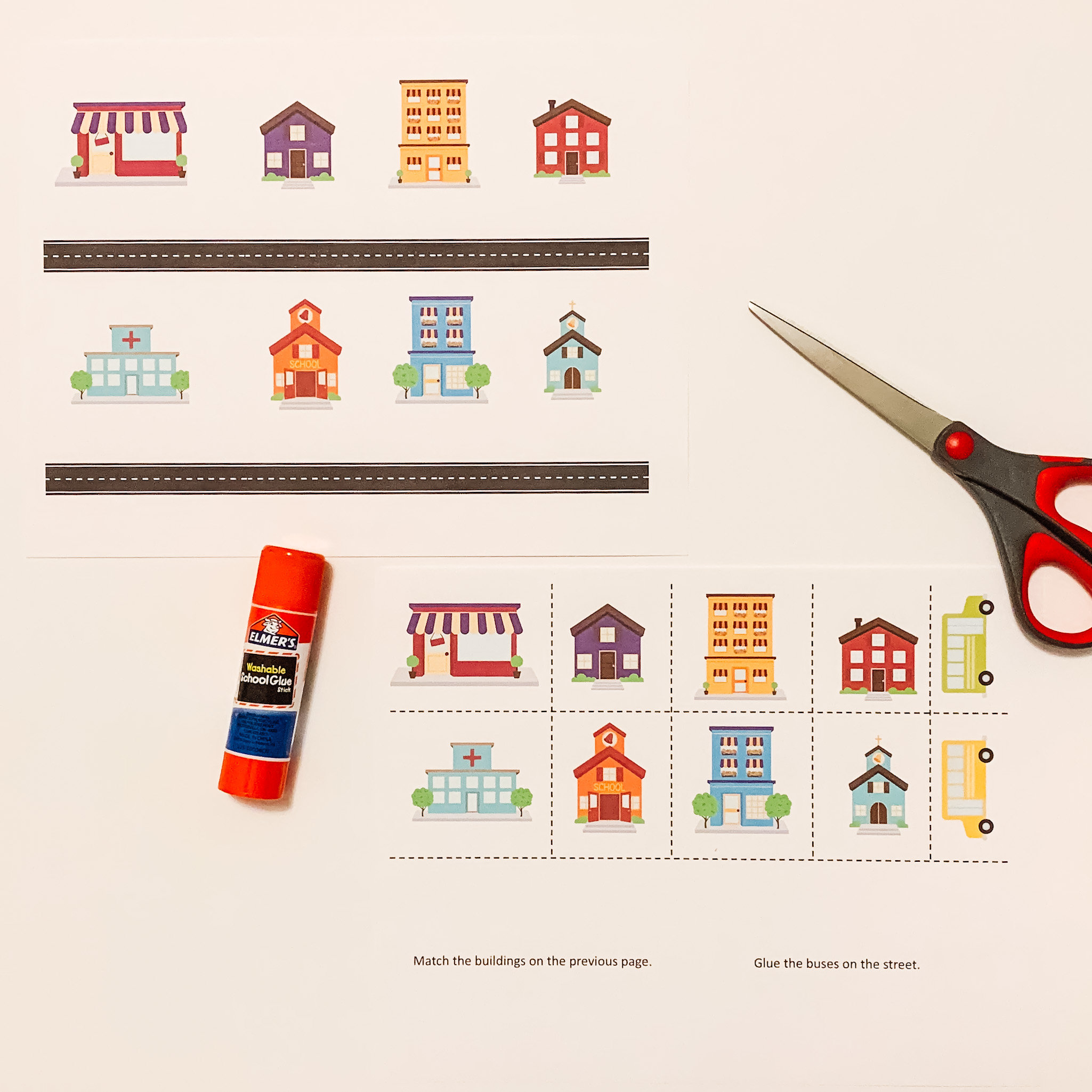 Bus Themed Activity Pack - Etsy