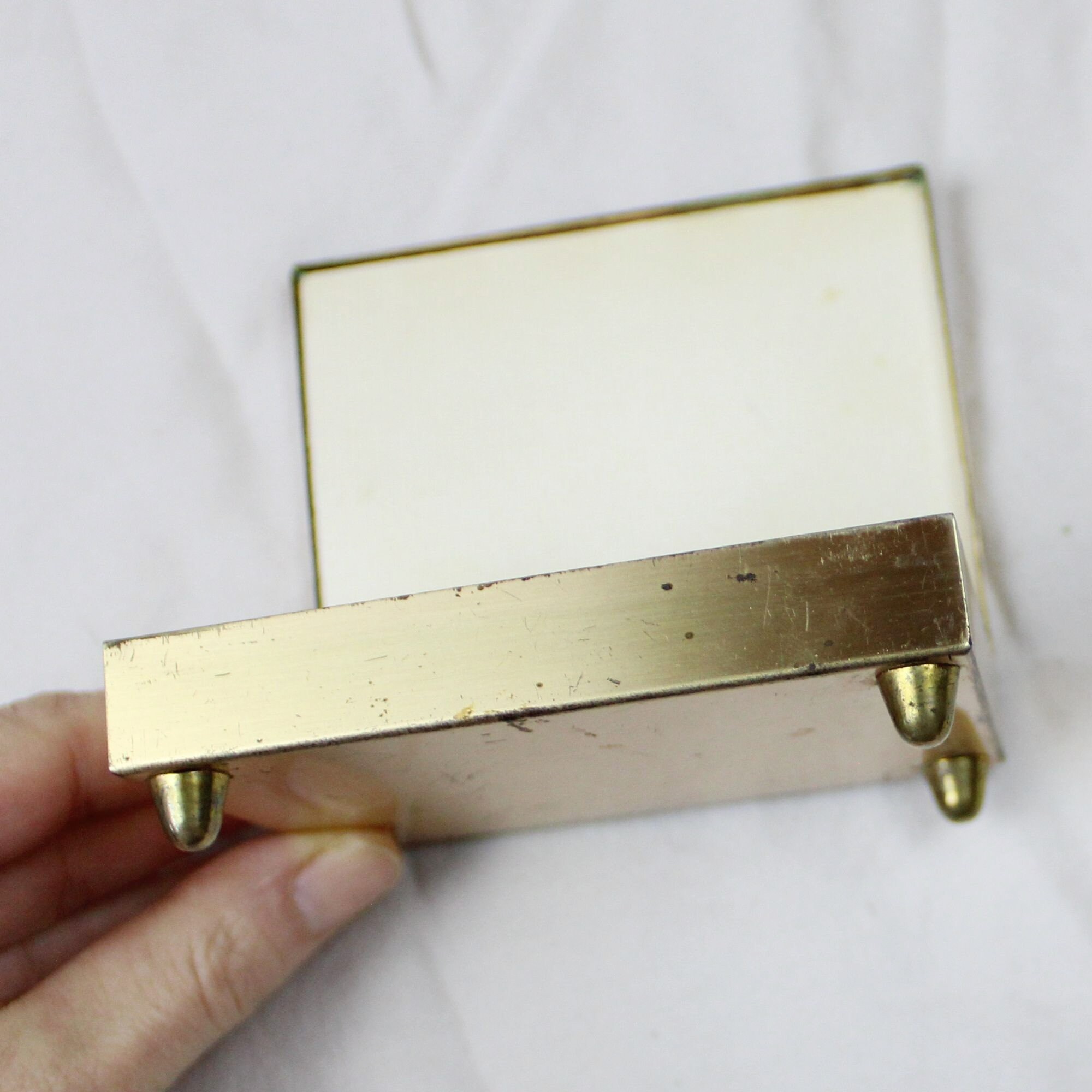 Brass Cigarette Case Engraved Niagara Falls Vintage Smoking Accessories ...