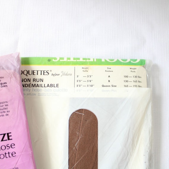 Vintage Pantyhose Lot, 3 NOS Hosiery Packages, Beige … - Gem