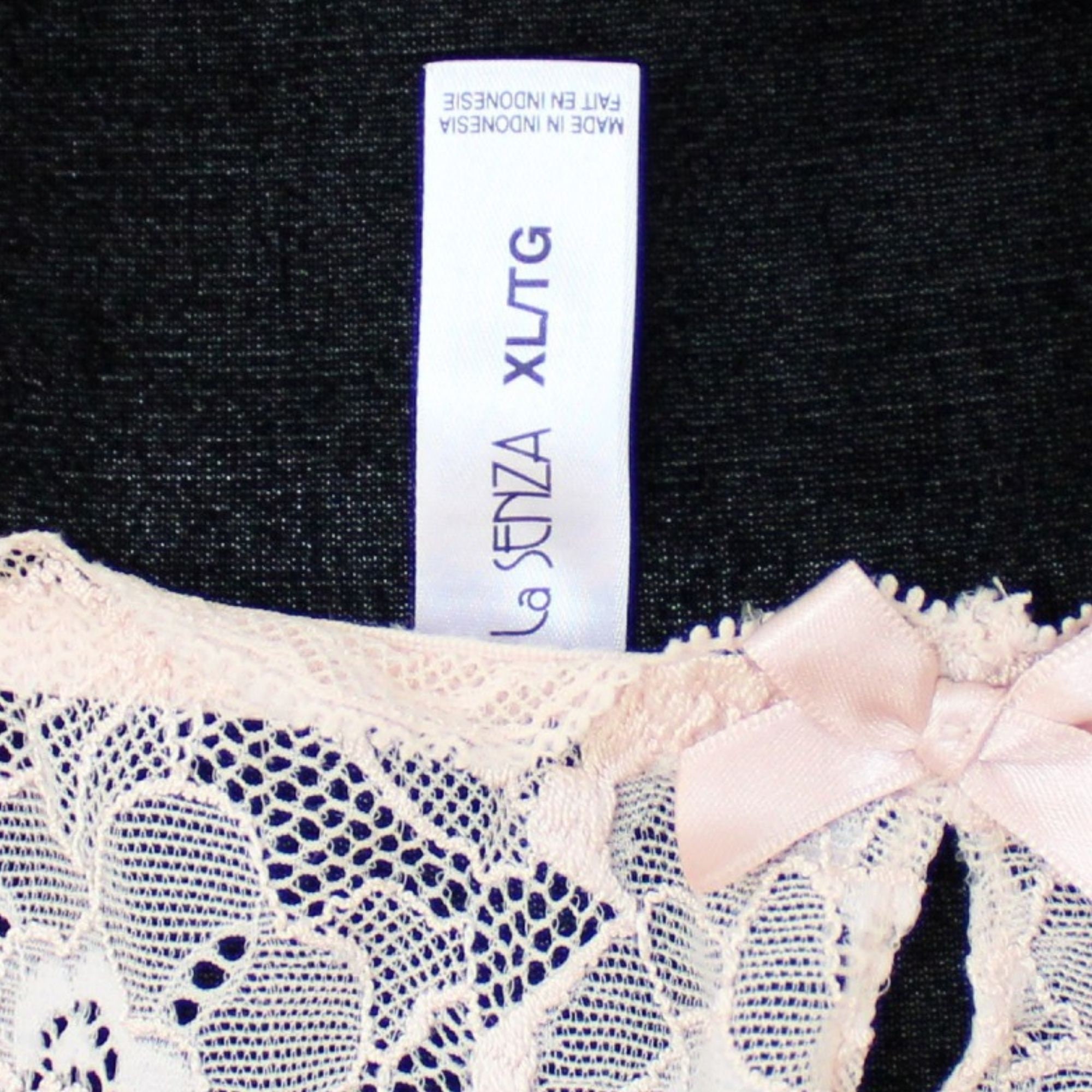 La Senza Light Pink/peach Wide Band Garter Belt XL, Vintage Lingerie ...