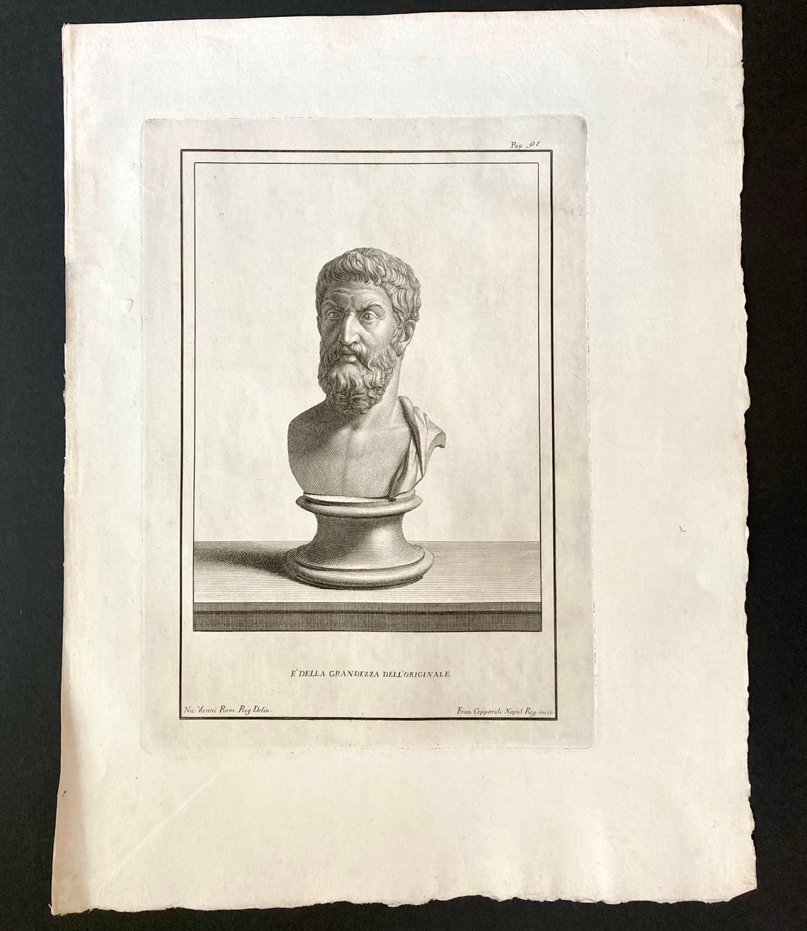 Ancient Italian Engraving - Etsy