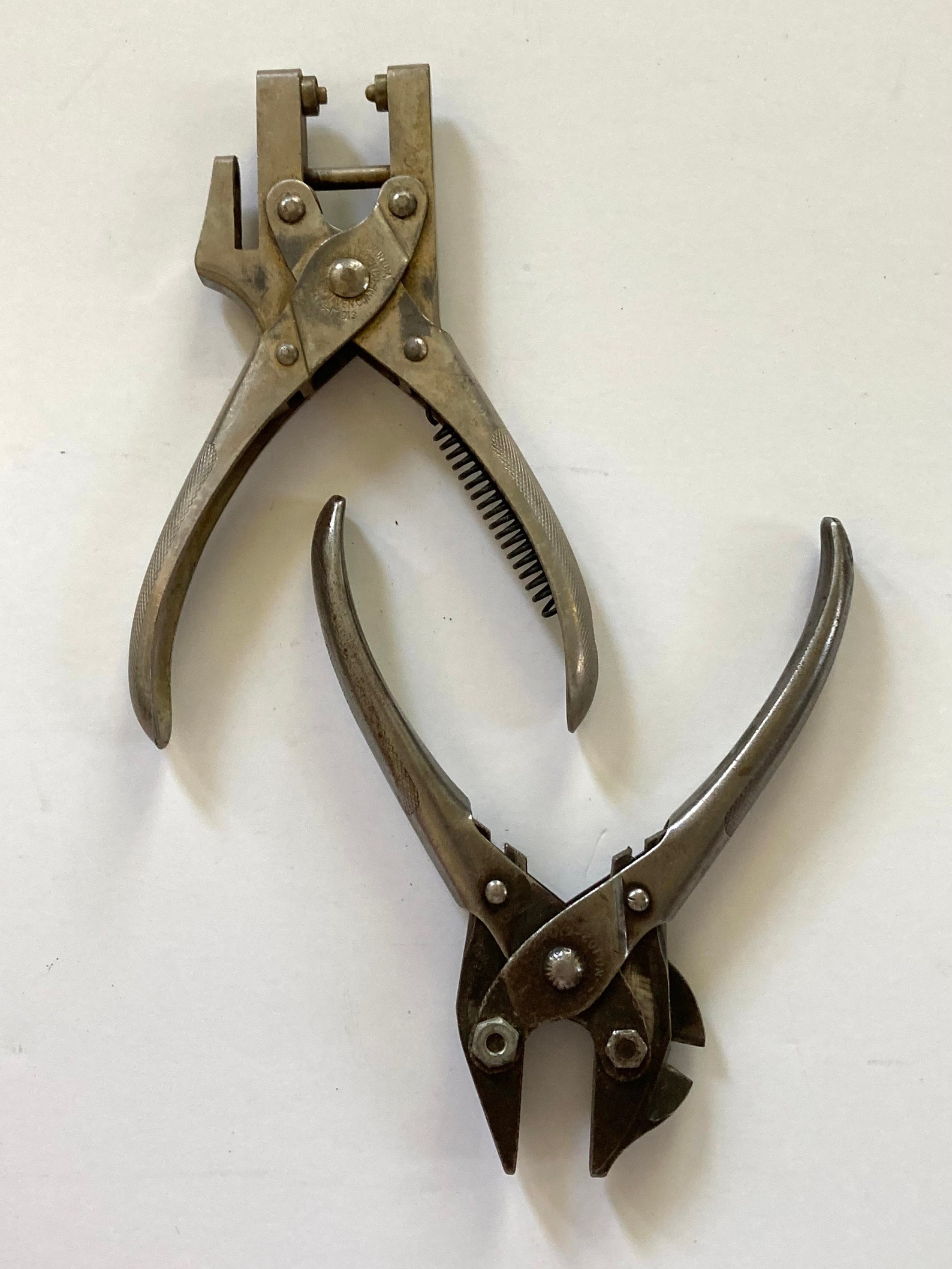 Vintage Tool Lot Set of 8, Pliers, Clamp, Feeler Gauge,chisel - Etsy