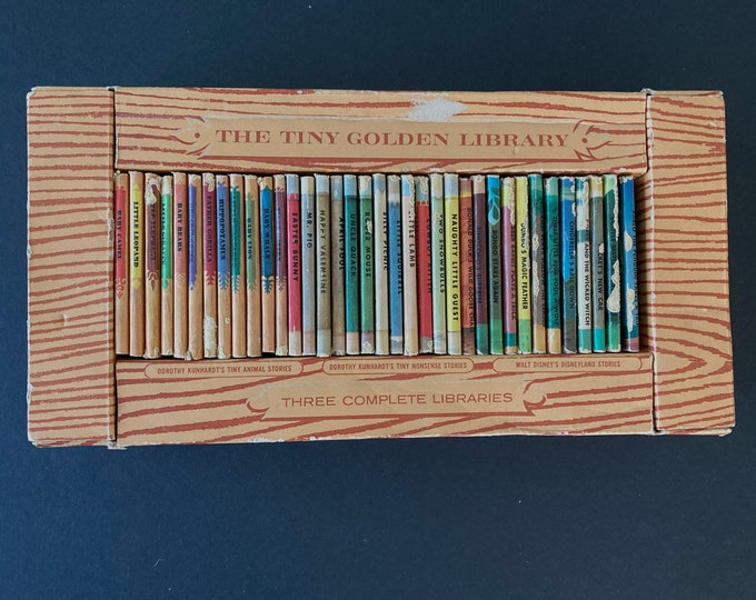 The Tiny Golden Library. Complete Set of 36 Books. - Etsy
