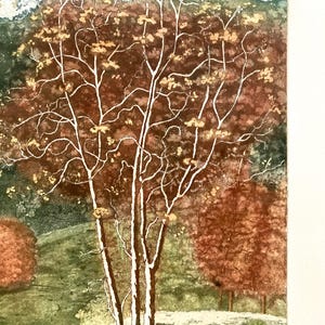 Three Sisters: Hand Colored Engraving by Artist Anita Jones Stanton. - Etsy