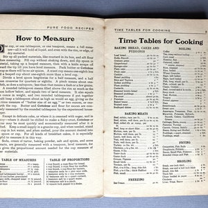 Home Helps : A Pure Food Cookbook - Etsy