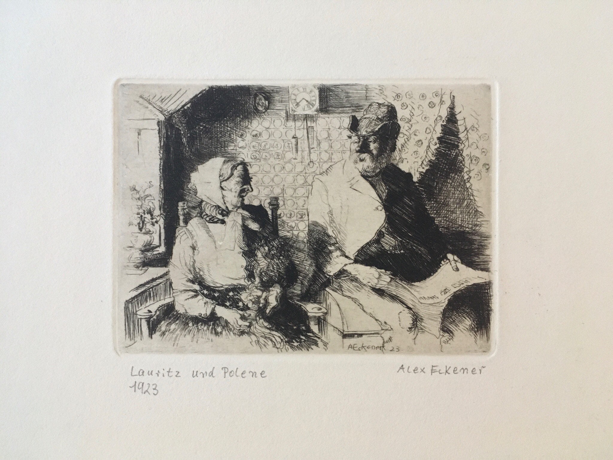 Antique German Etching - Etsy