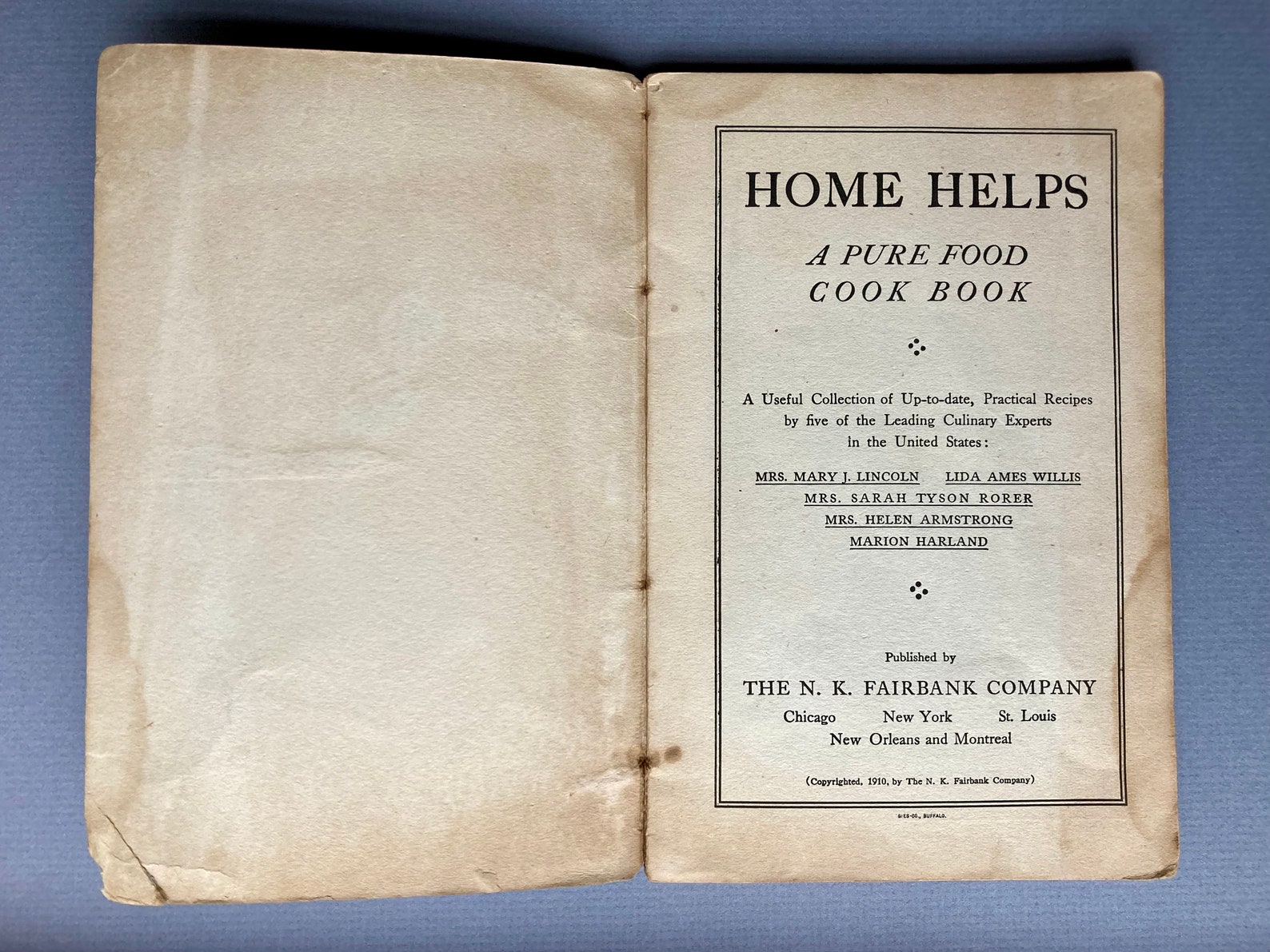 Home Helps : A Pure Food Cookbook - Etsy