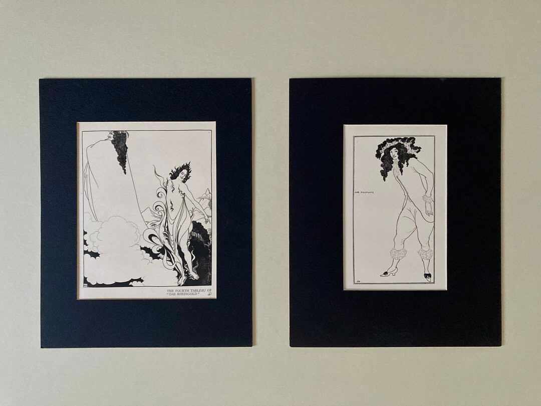 Aubrey Beardsley Art Nouveau - Etsy