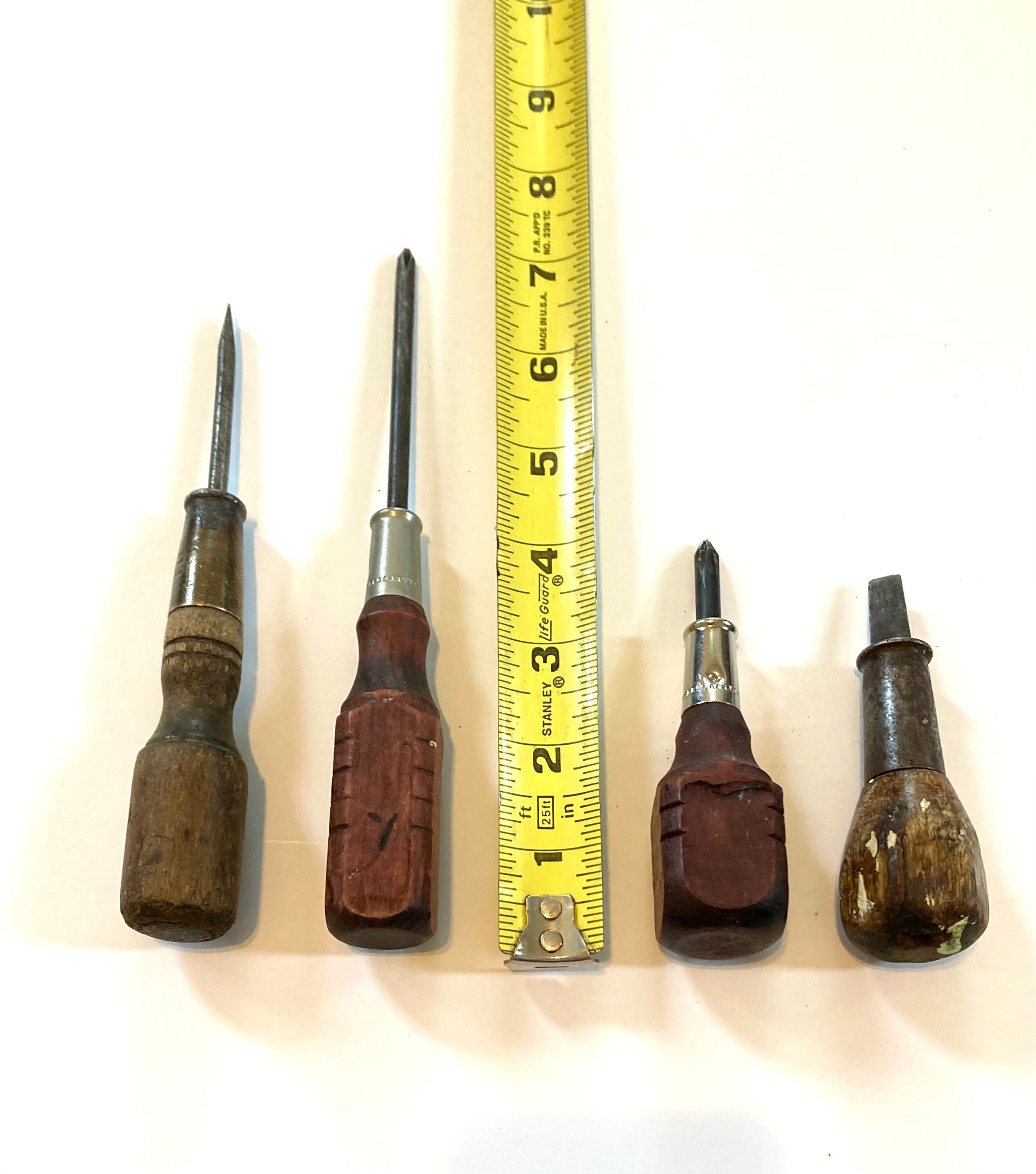 Vintage Wood Handled Tools - Etsy