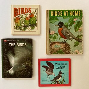What Makes a Bird A Bird ? All About Birds. 4 Vintage Books. - Etsy