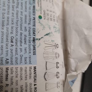 Butterick 6630 Misses Regency Empire . Jane Austen Dress. Sewing ...