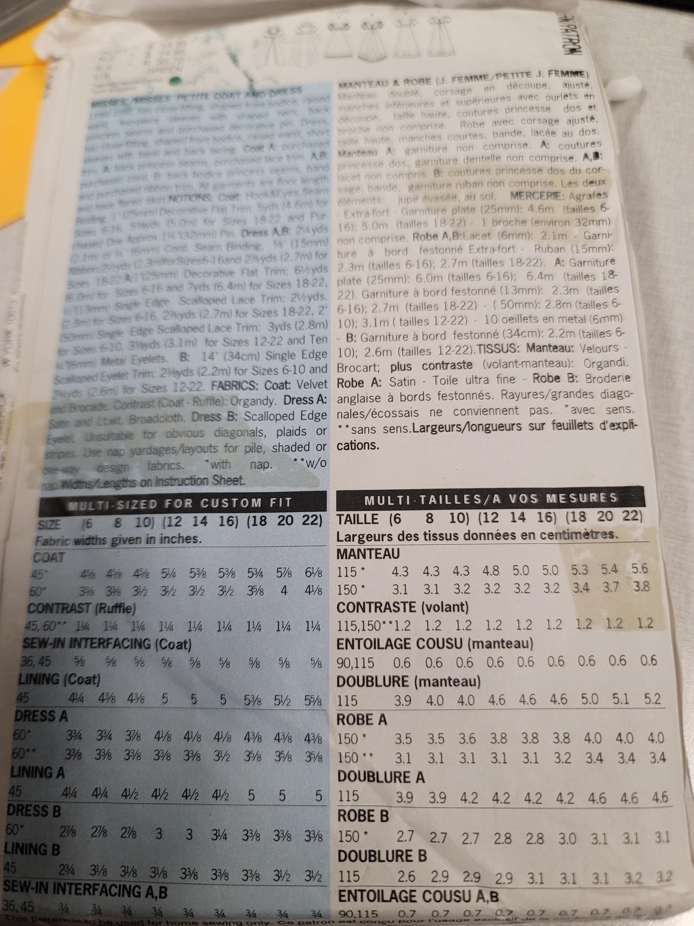 Butterick 6630 Misses Regency Empire . Jane Austen Dress. Sewing ...