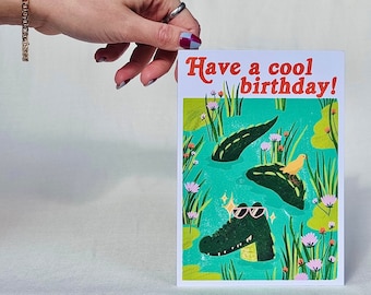 Cool Happy Birthday Card | Etsy