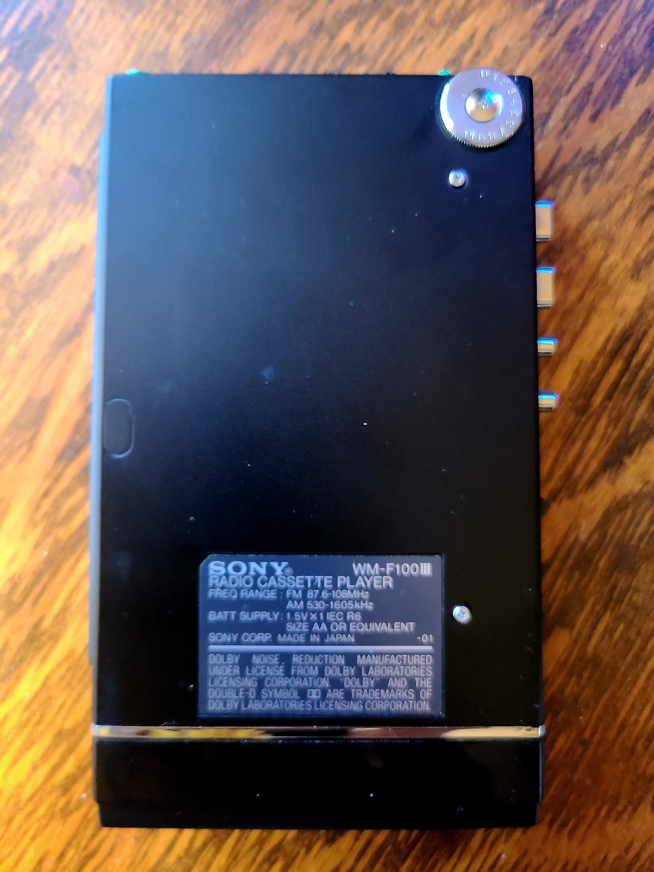 Buy SONY WM F100-III Walkman Radio Cassette Player With Case Online in ...