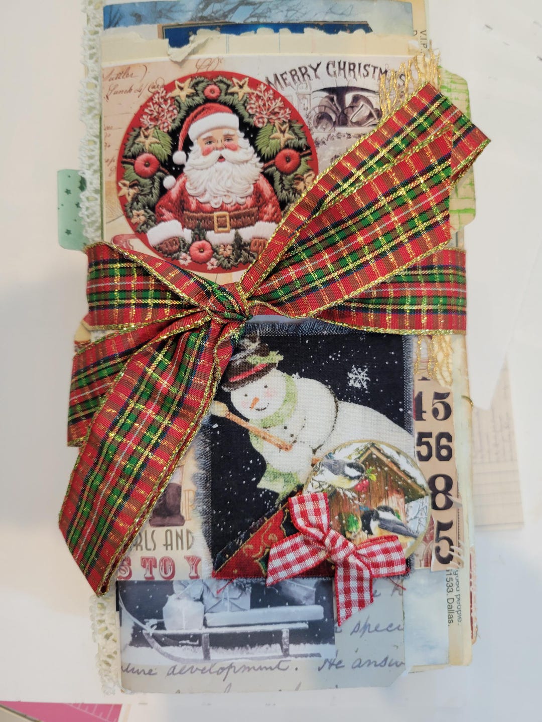 Large, Chunky Christmas Flip Flop Junk Journal, Memory Book, Diary - Etsy