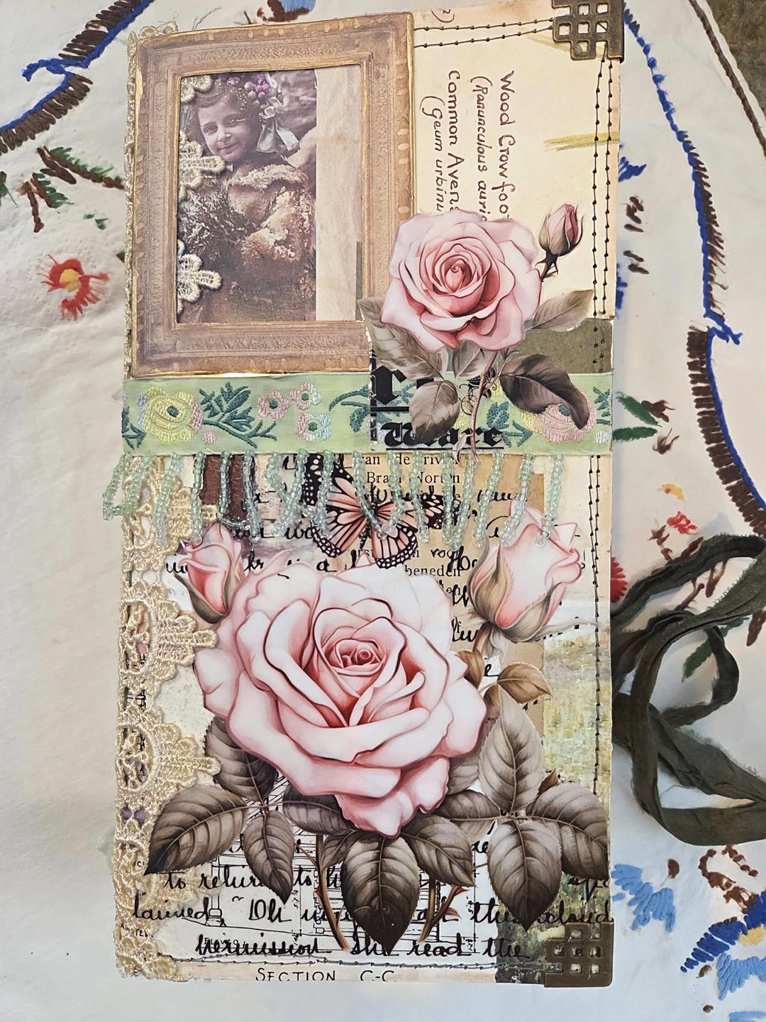 Tall Flip Flop Junk Journal, Travel Notebook, Diary, Memory Book - Etsy