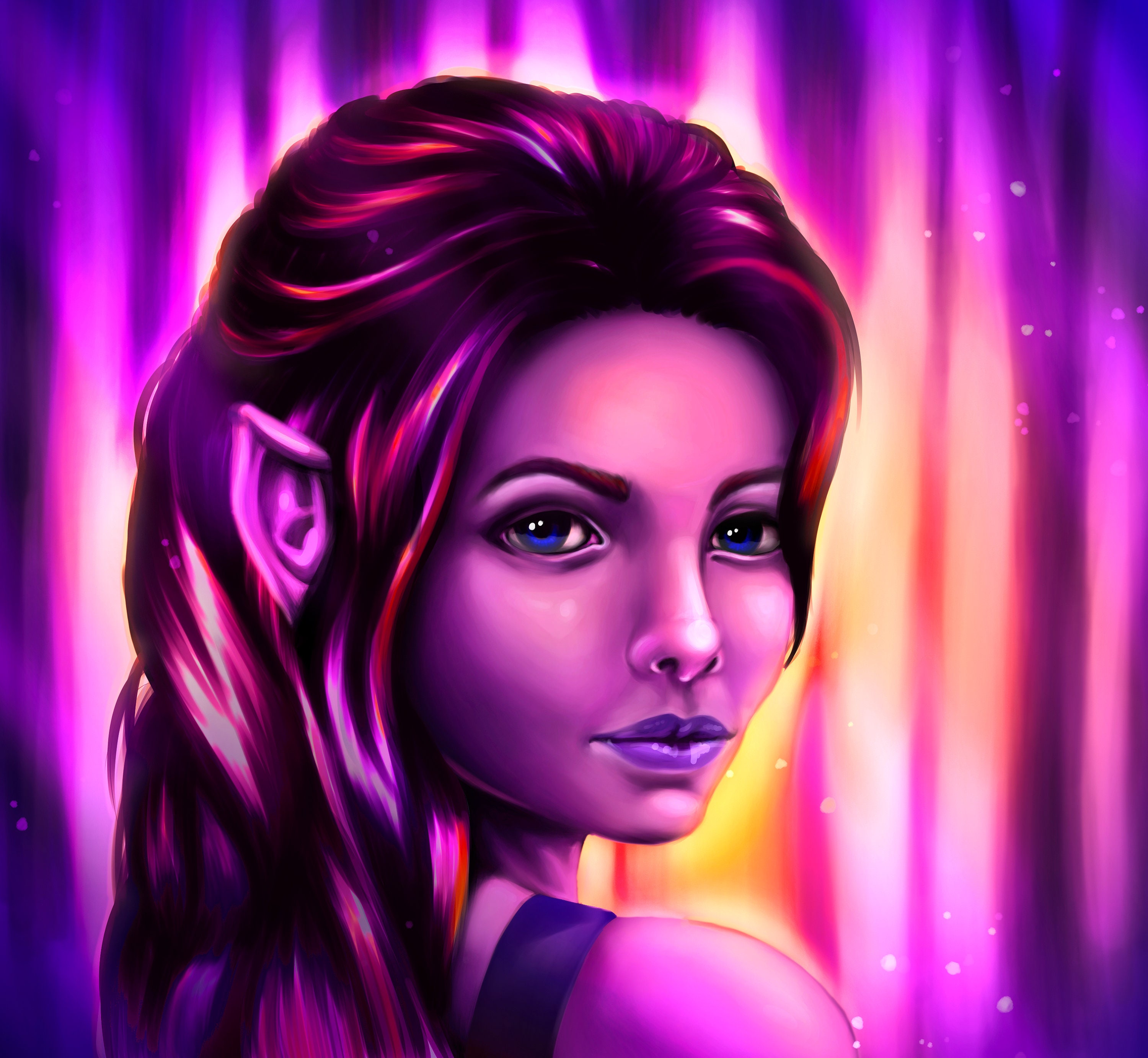 Custom Semi-realistic Portraits - Etsy