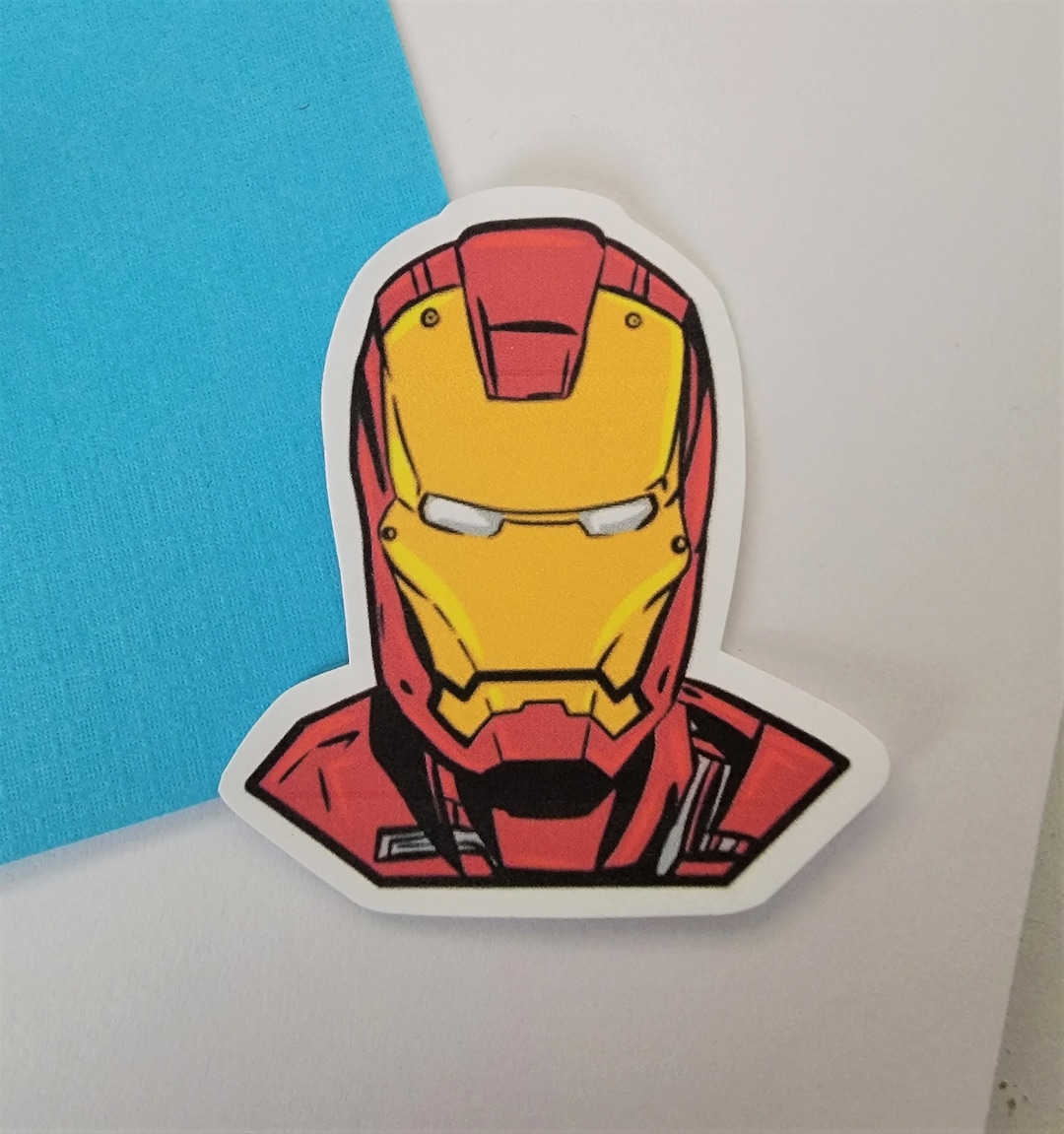 Iron Man Sticker Premium Matte Vinyl Stickers - Etsy