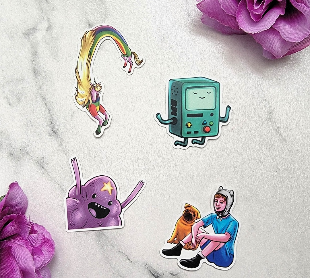 Adventure Time Stickers - Premium Matte Vinyl Stickers - Etsy