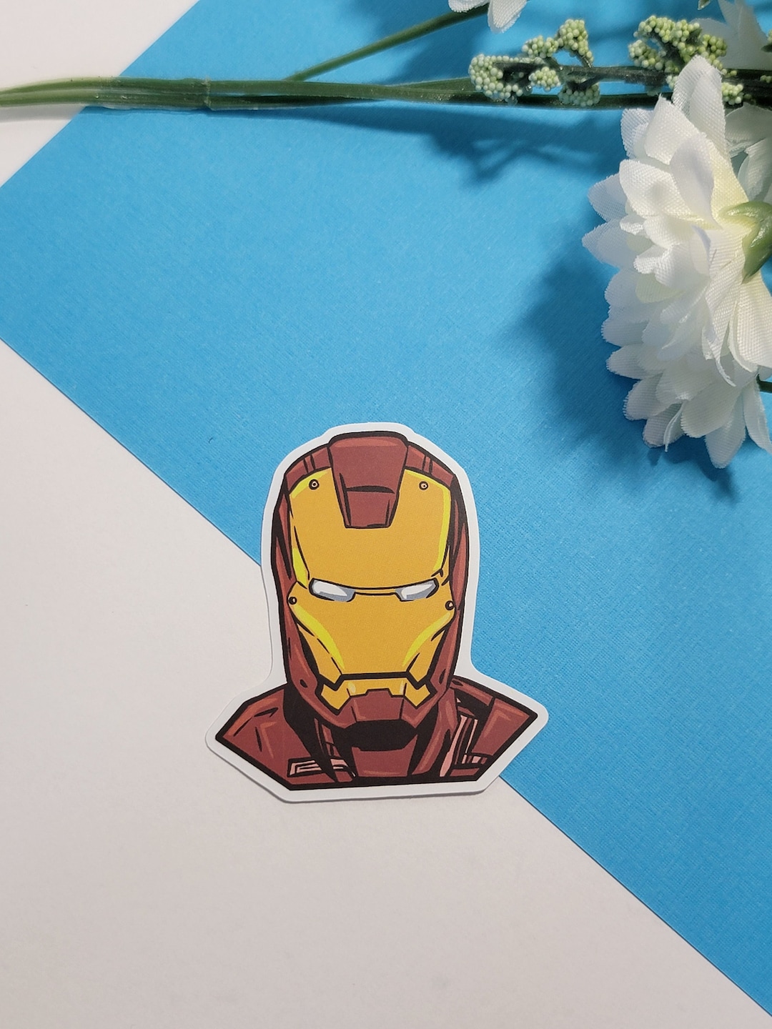 Iron Man Sticker - Premium Matte Vinyl Stickers - Etsy