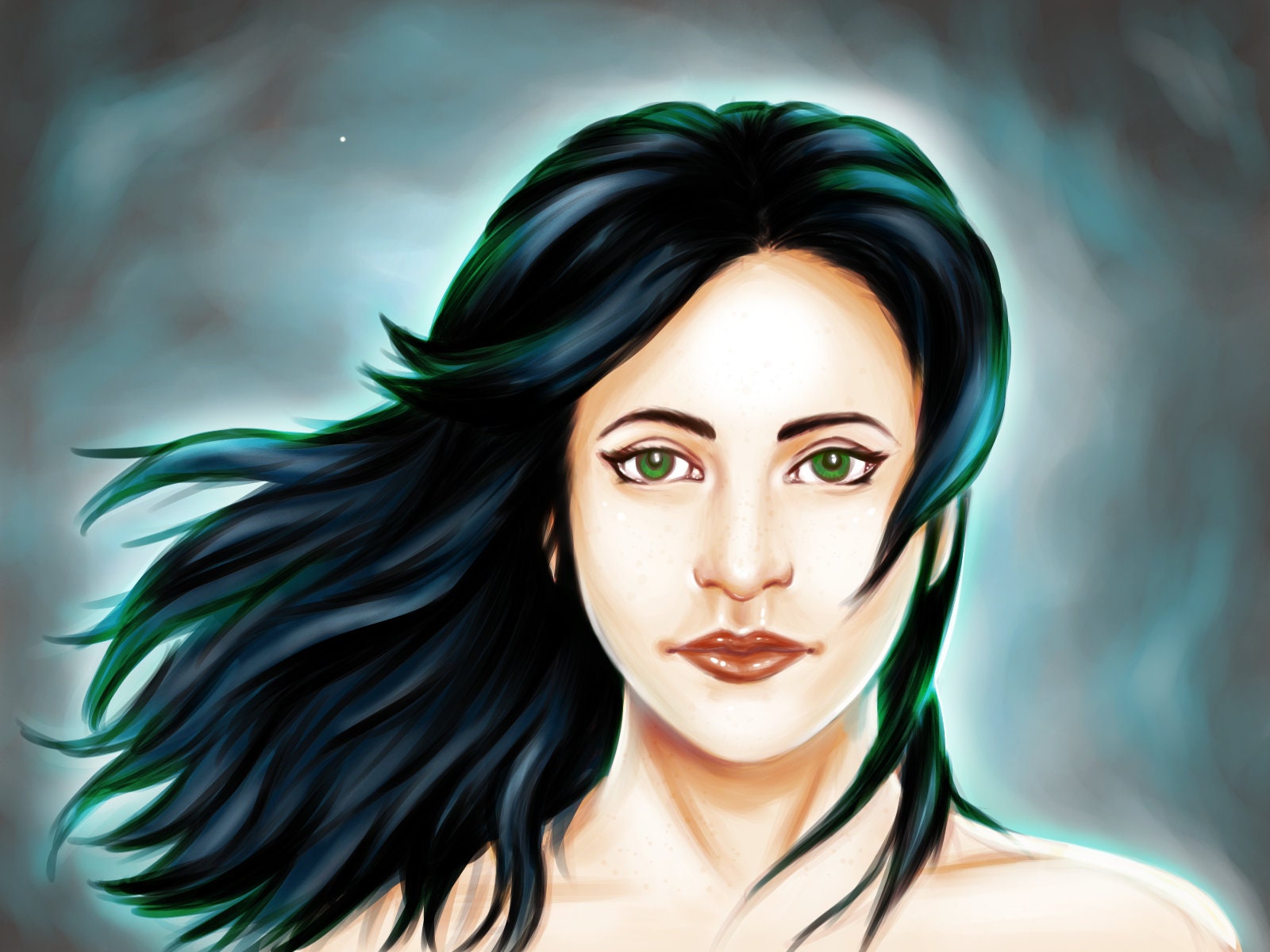 Custom Semi-realistic Portraits - Etsy