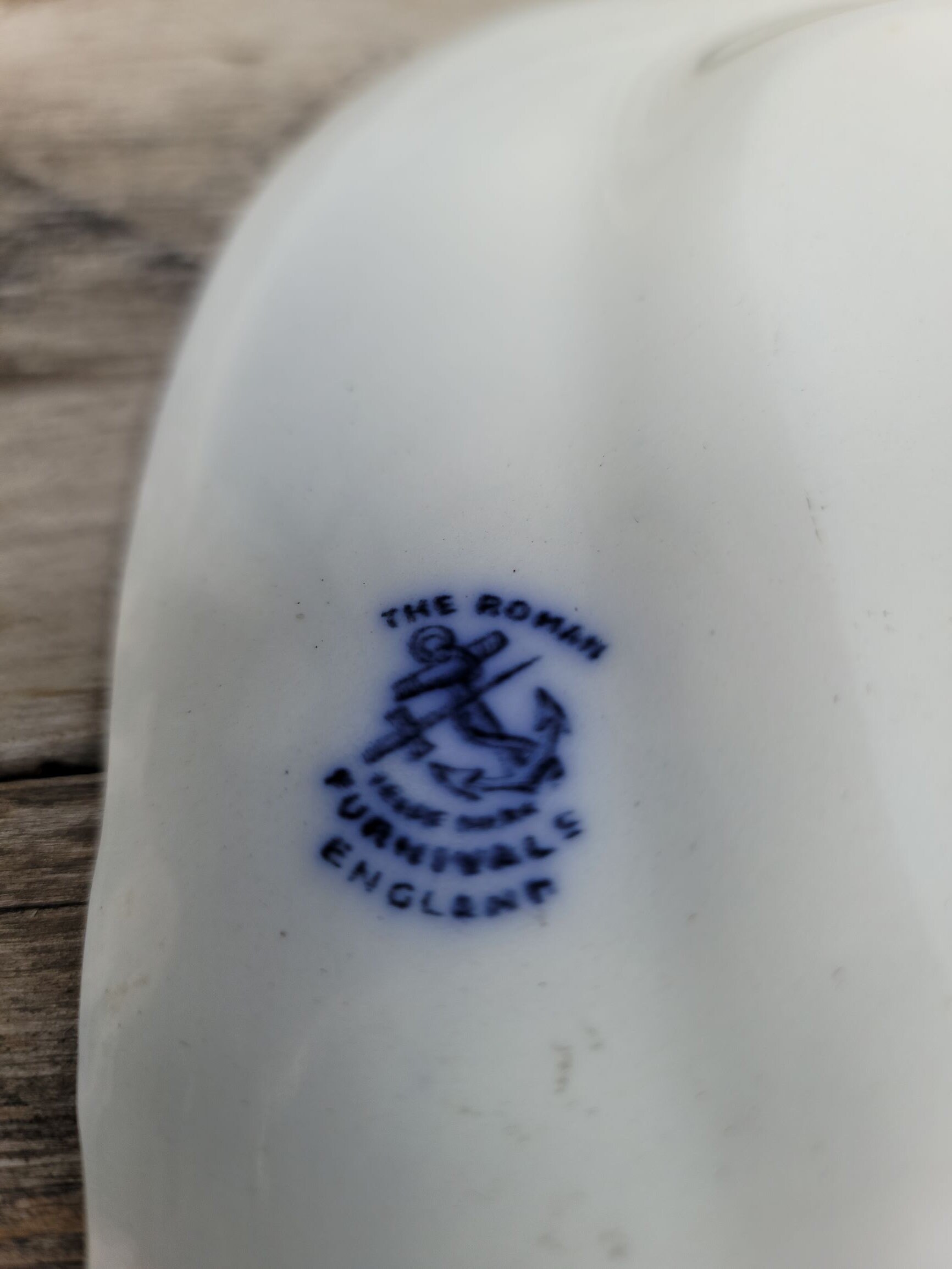 Furnivals, the Roman, Meat Platter, Flow Blue, England, C. 1890 - Etsy