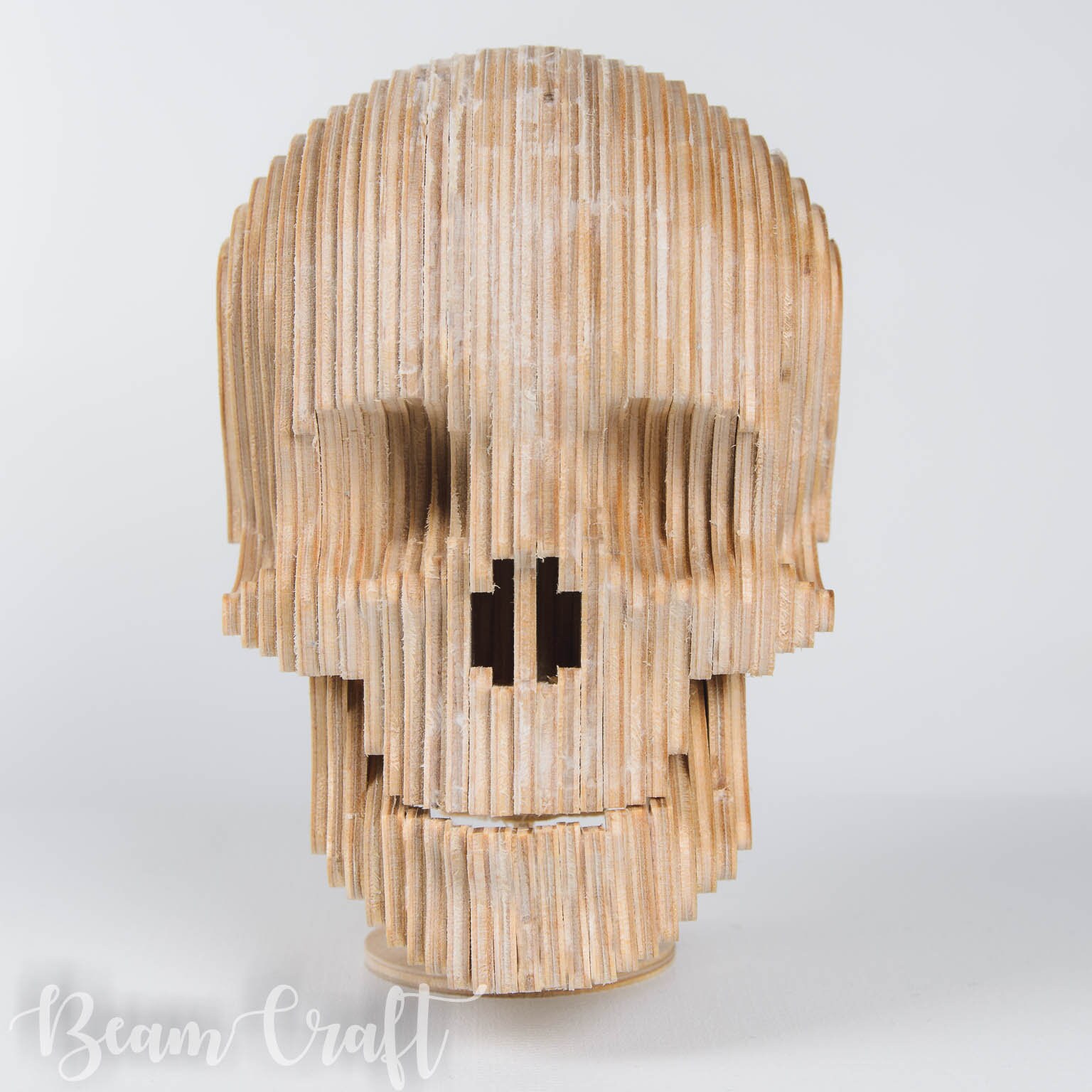 Skull Model Human Wooden Kit 3d Woodcraft | Etsy