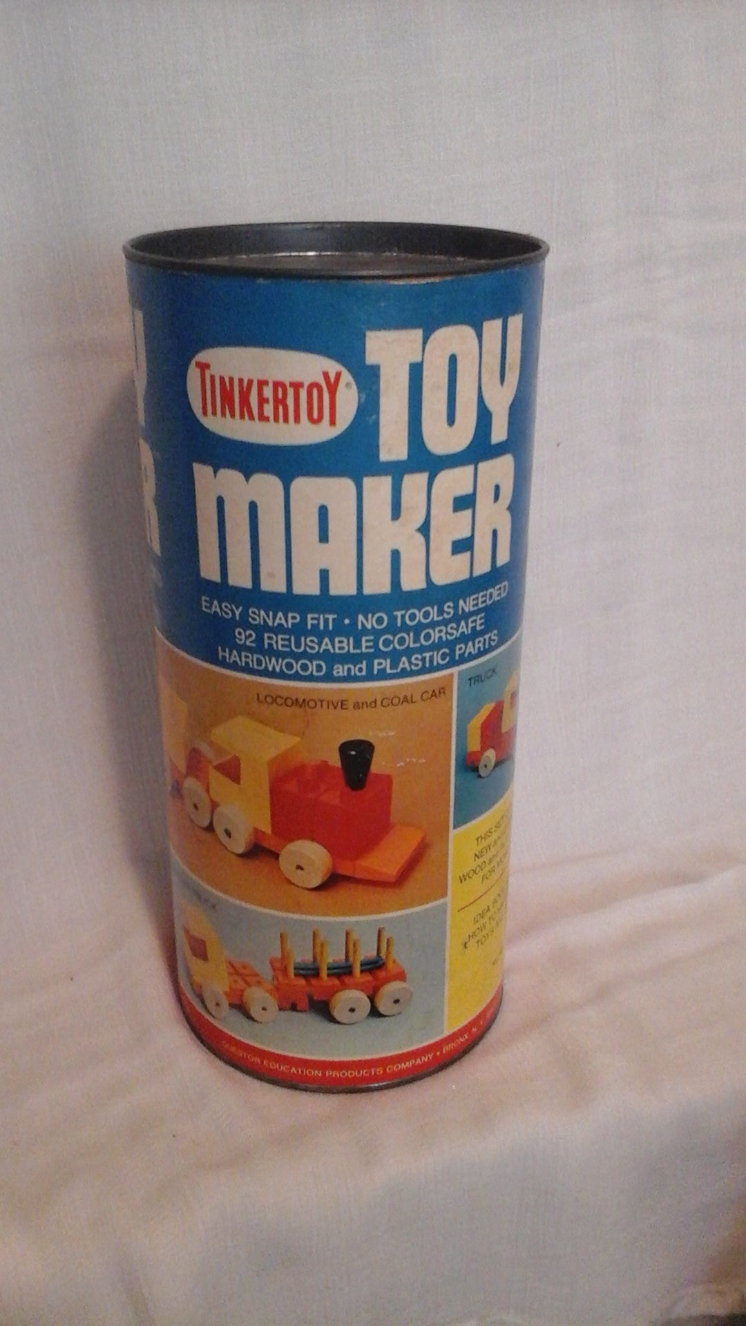 Vintage TINKER TOY SET - Etsy