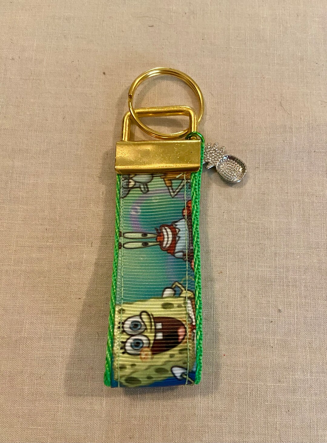 Sponge Bob Key Fob - Etsy