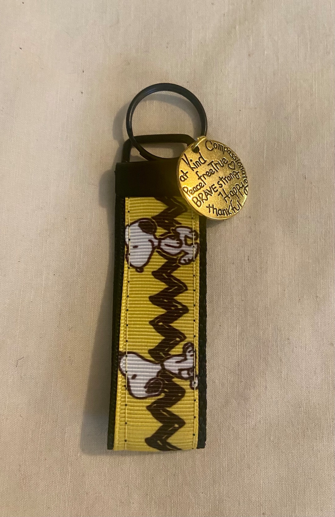 Peanuts Snoopy Key Fob - Etsy