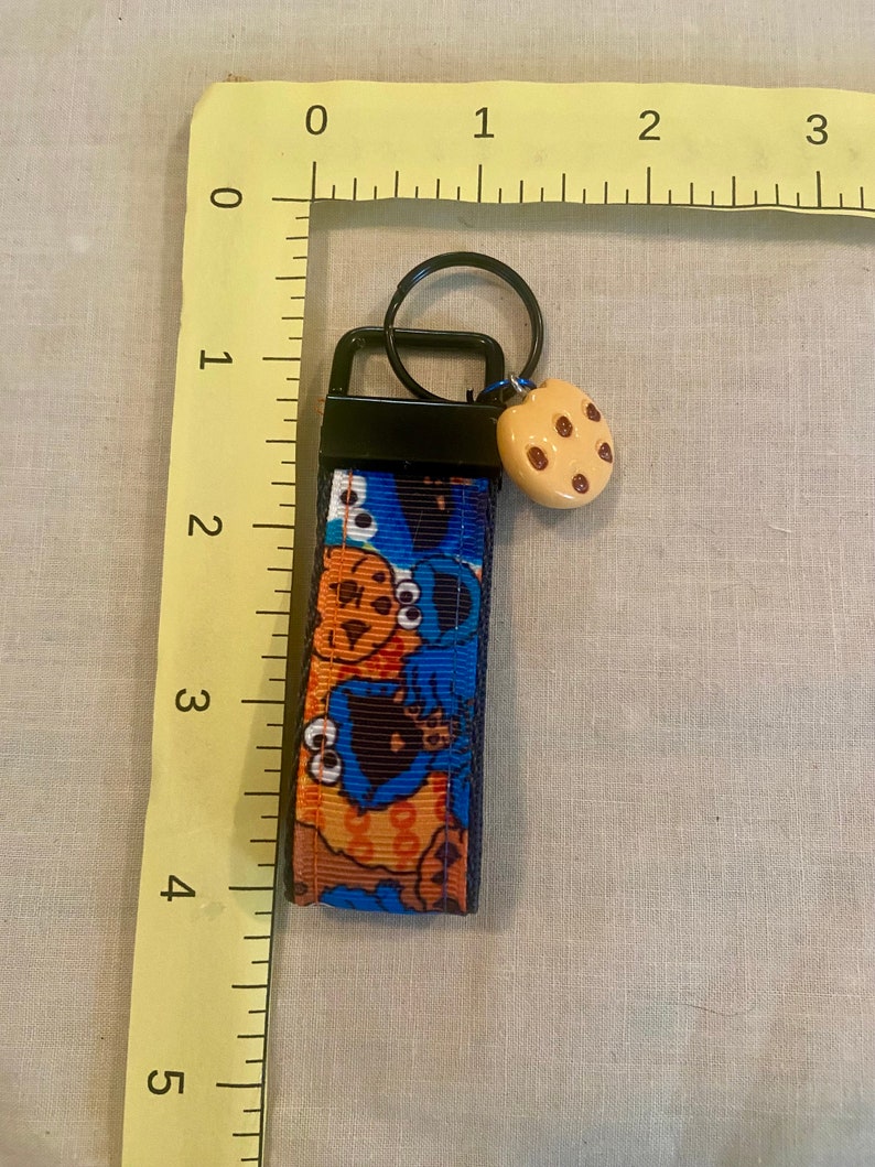 Sesame Streets Cookie Monster Key Fob - Etsy