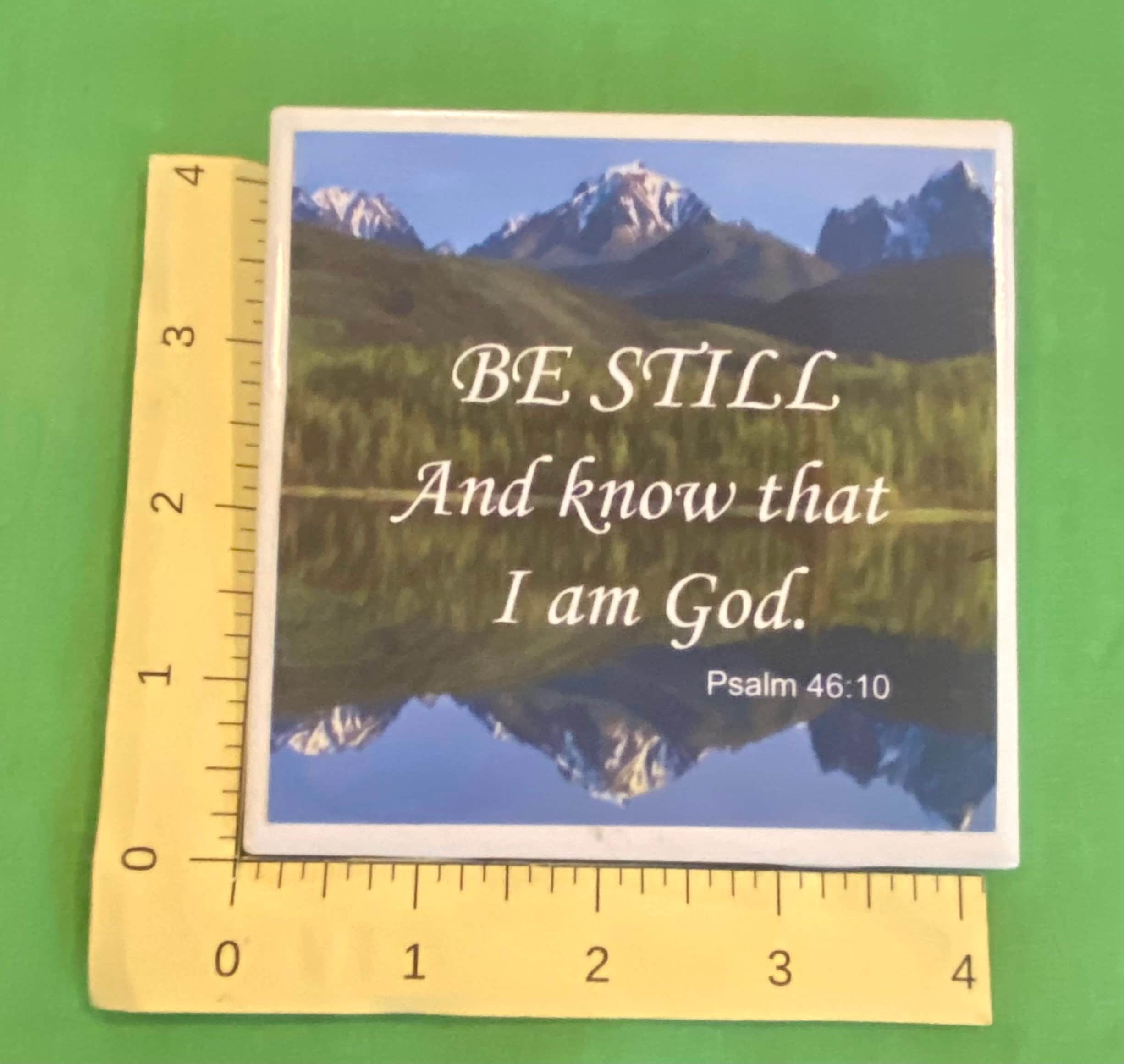 A Porcelain Tile With a Bible Scripture Verse on It - Etsy