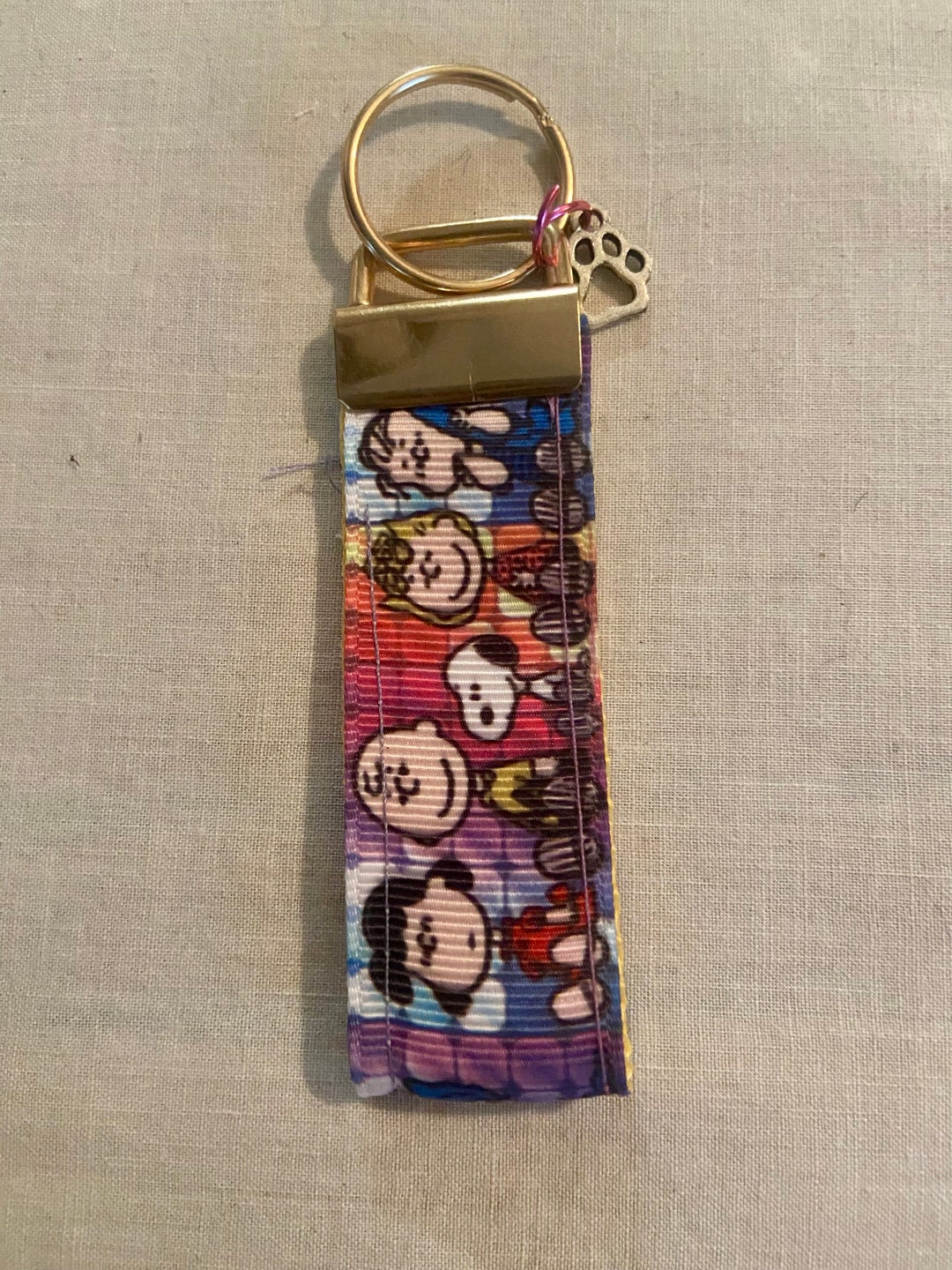 Peanuts Characters Key Fob - Etsy