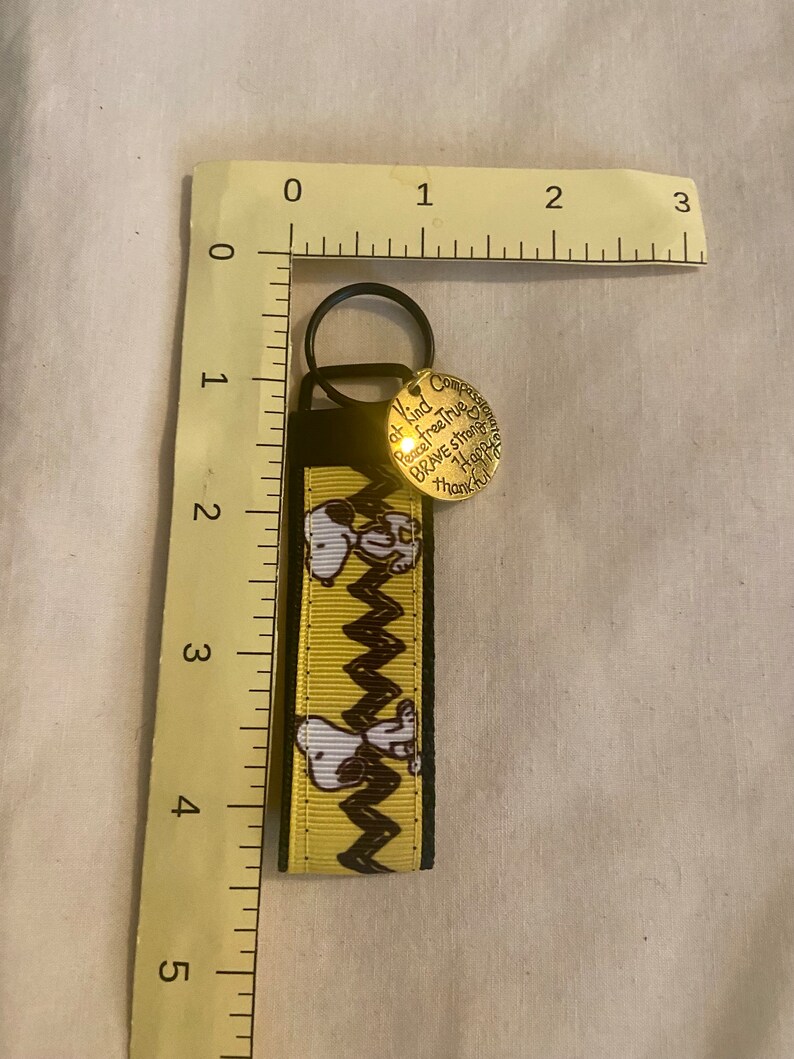 Peanuts Snoopy Key Fob - Etsy