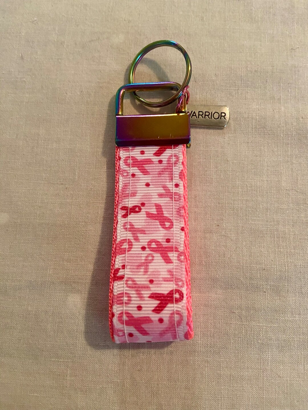 Breast Cancer Awareness Key Fob - Etsy