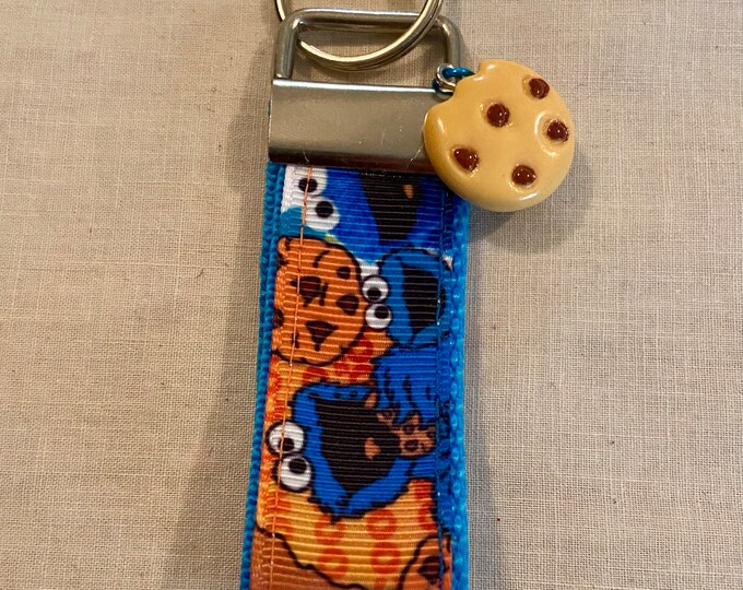 Sesame Streets Cookie Monster Key Fob - Etsy