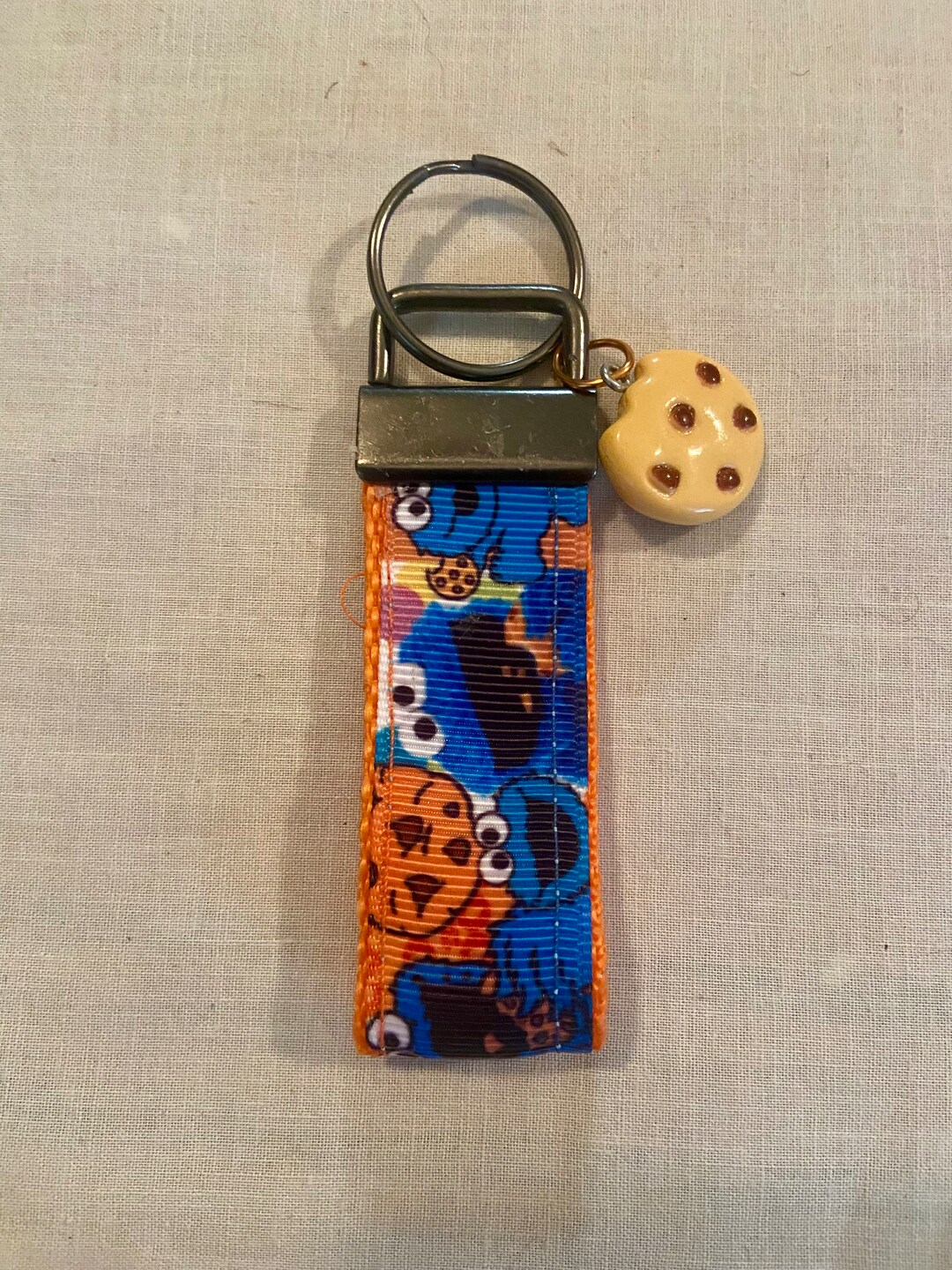 Sesame Streets Cookie Monster Key Fob - Etsy
