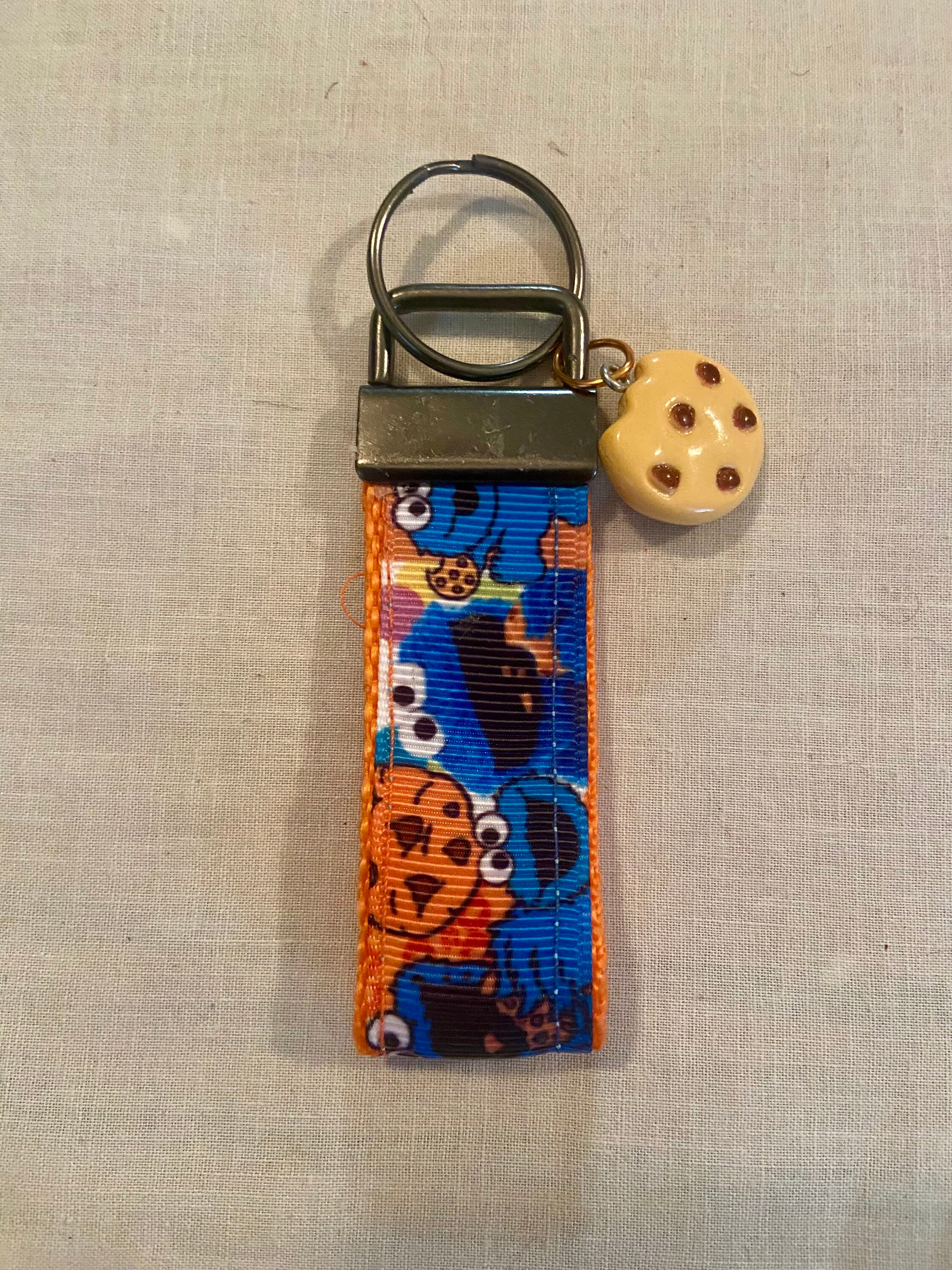 Sesame Streets Cookie Monster Key Fob - Etsy