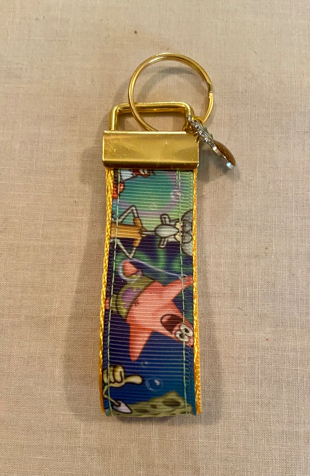 Sponge Bob Key Fob - Etsy